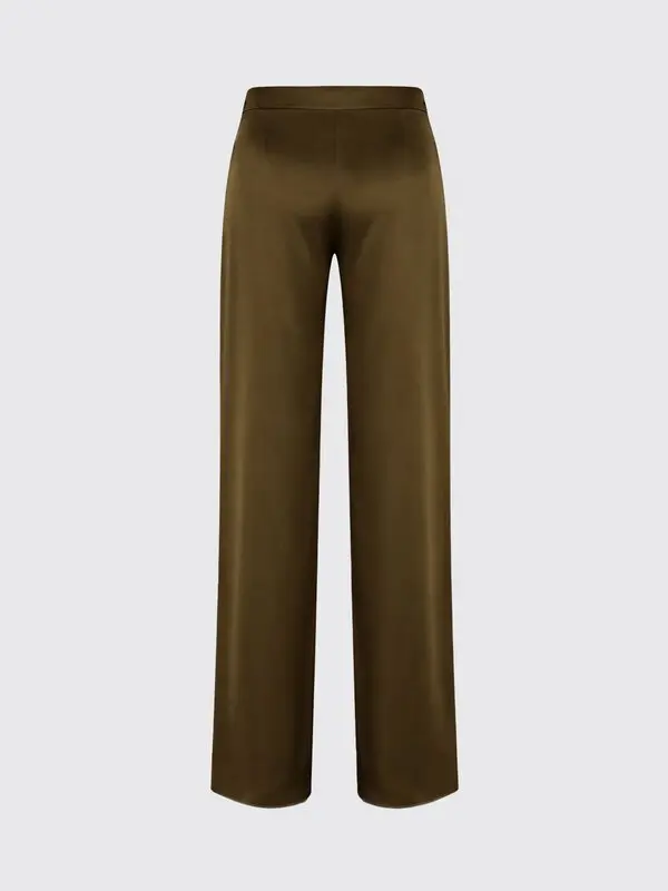 Max Mara Acetate Wide Leg Tailored Trousers - Green