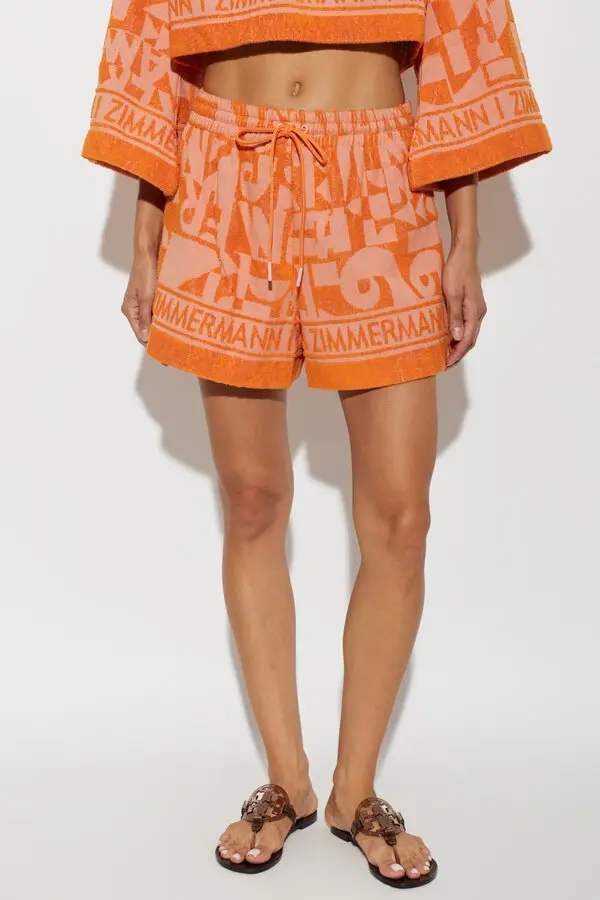 Zimmermann Solstice’ Shorts In Terry Cotton