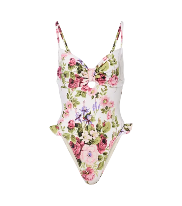 MONTCE Devin Floral Ruffled One Piece Swimsuit - Multicoloured