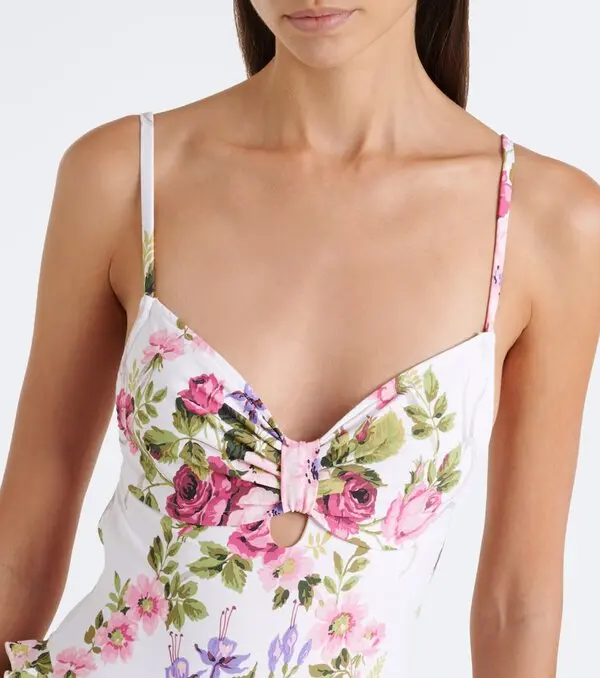 MONTCE Devin Floral Ruffled One Piece Swimsuit