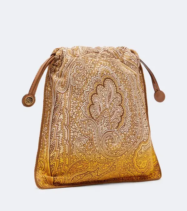 Etro Small Paisley Clutch - Beige