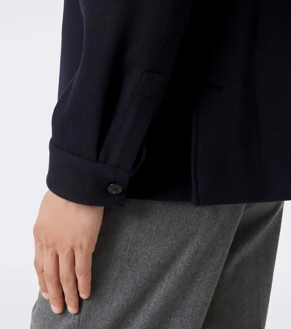 Zegna Cashmere And Wool Blouson Jacket