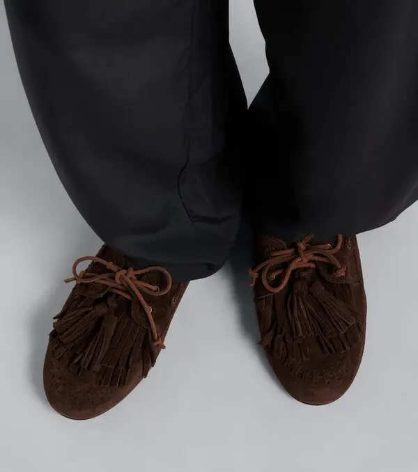 Isabel Marant Étoile Suede Boat Shoes - Brown