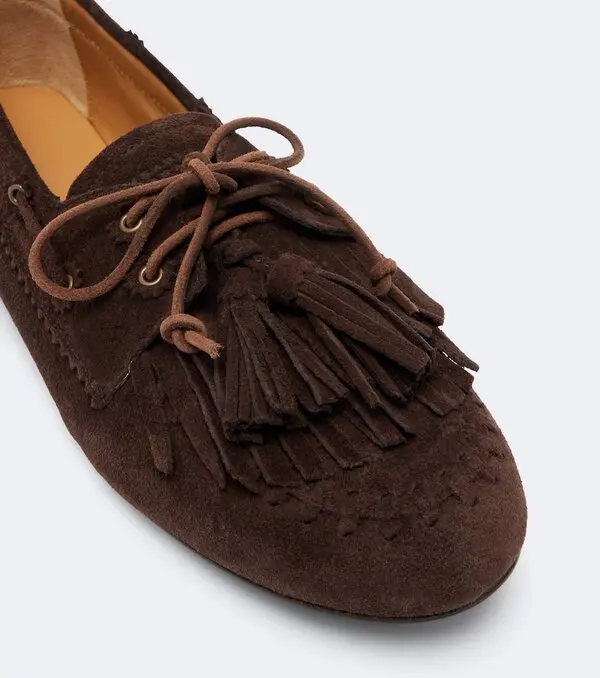 Isabel Marant Étoile Suede Boat Shoes - Brown