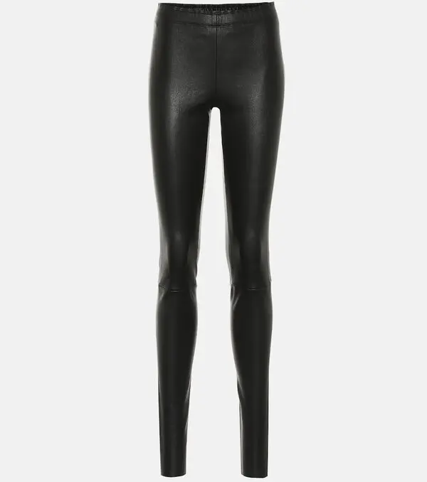 Stouls Carolyn Leather Leggings - Black
