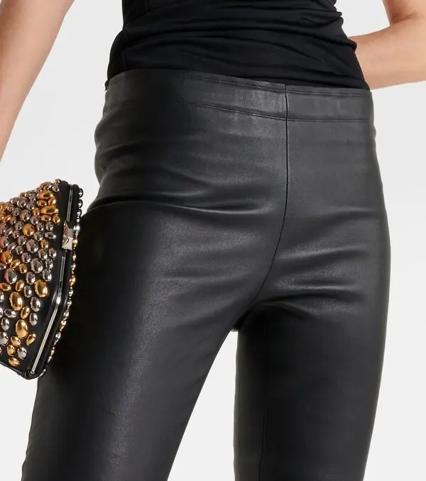 Stouls Carolyn Leather Leggings - Black