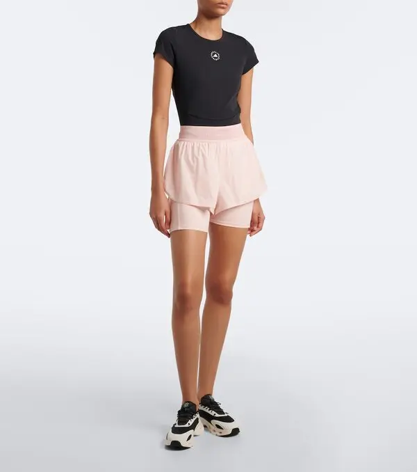 Adidas By Stella McCartney Logo Running Shorts