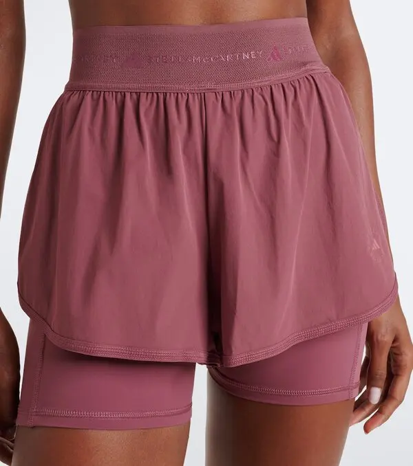 Adidas By Stella McCartney Logo Running Shorts - Pink