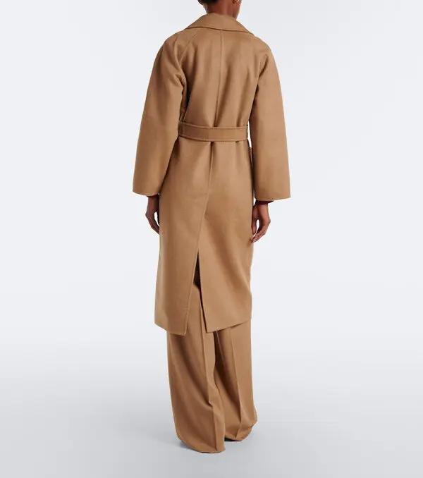 Max Mara Wool Wrap Coat - Beige