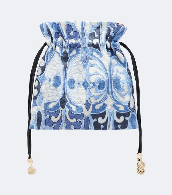 La DoubleJ Dustbag Printed Pouch - Blue