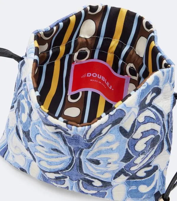 La DoubleJ Printed Pouch With Drawstring Top