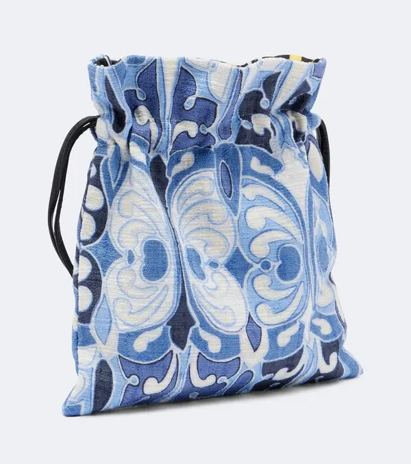 La DoubleJ Printed Pouch With Drawstring Top