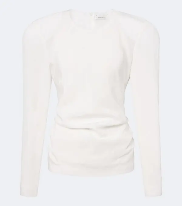 Magda Butrym Draped Top - White