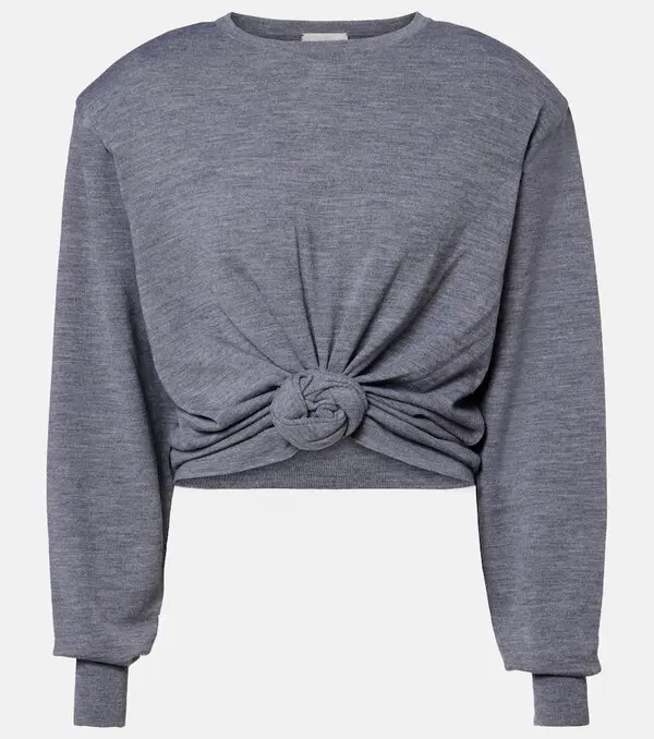 Magda Butrym Wool Sweater - Grey