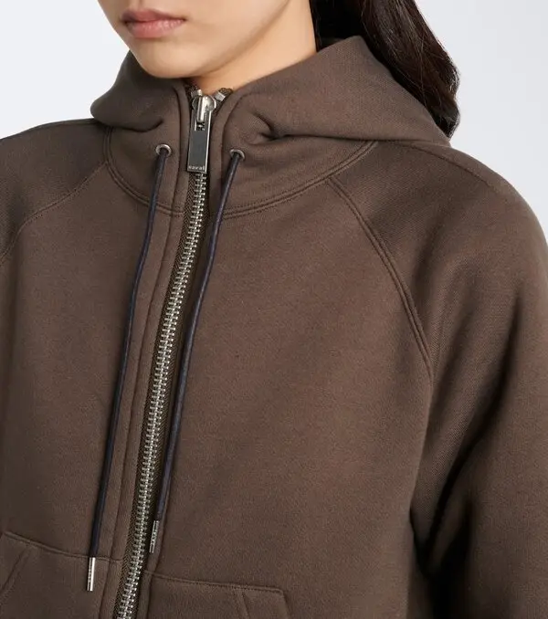 Sacai Cotton Jersey Hoodie