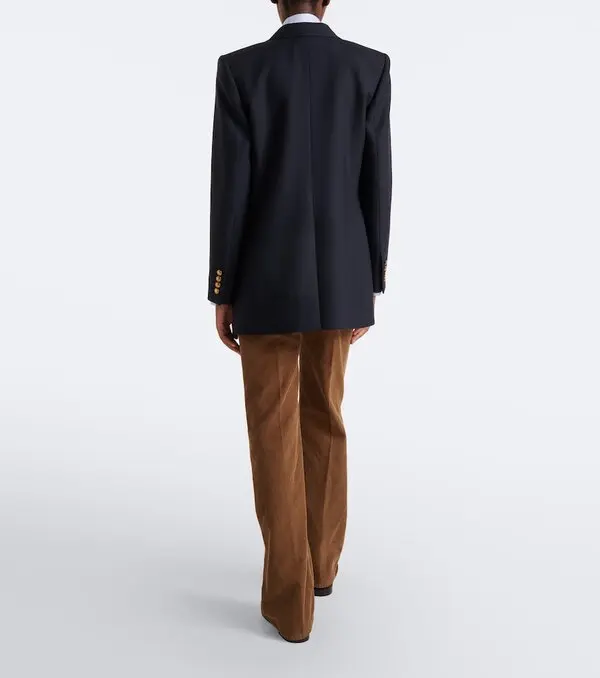 Saint Laurent 70s Cotton Corduroy Flared Pants