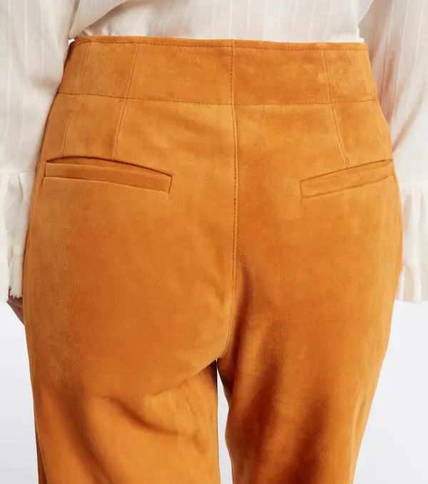 Ulla Johnson Freja Suede Flared Pants