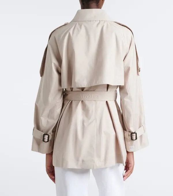 Max Mara Cotton-blend Twill Jacket - Beige