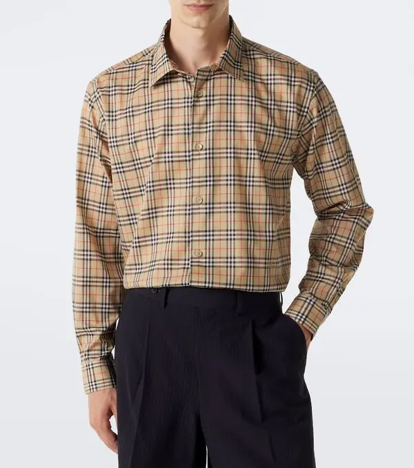 Burberry Check Cotton Shirt