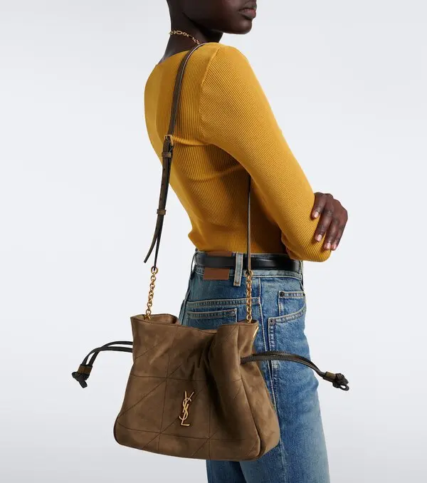 Saint Laurent Jamie Suede Shoulder Bag