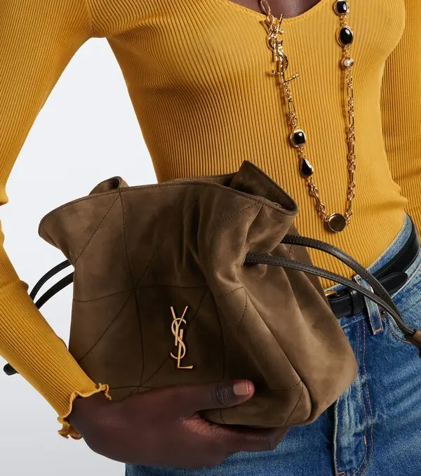 Saint Laurent Jamie Suede Shoulder Bag