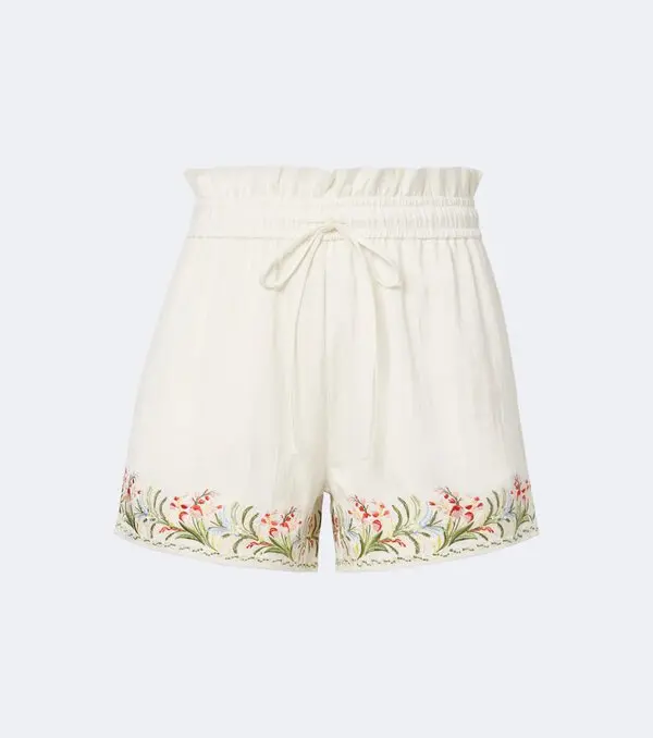 XU ZHI Embroidered Shorts