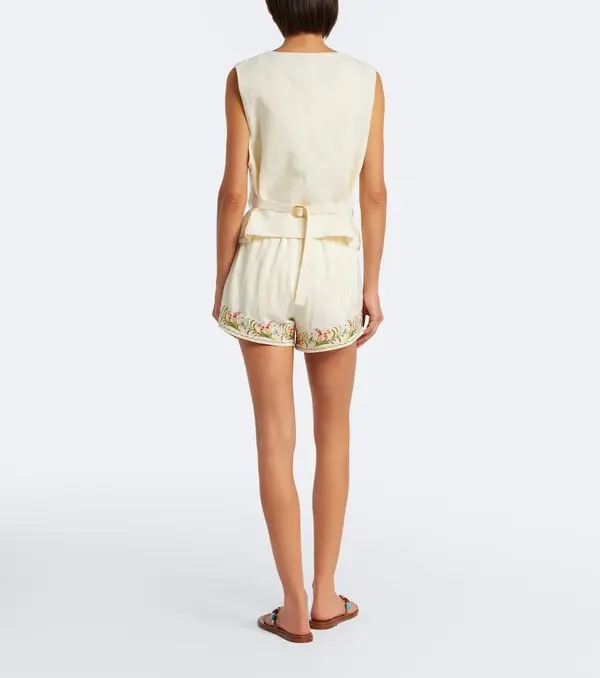 XU ZHI Embroidered Shorts