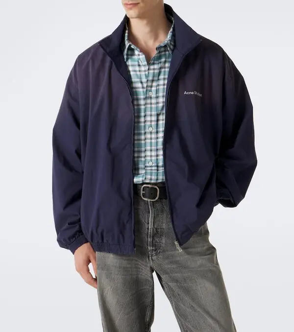 Acne Studios Logo Cotton Poplin Jacket