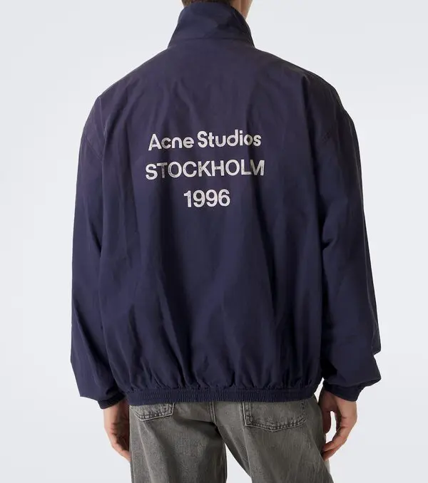 Acne Studios Logo Cotton Poplin Jacket