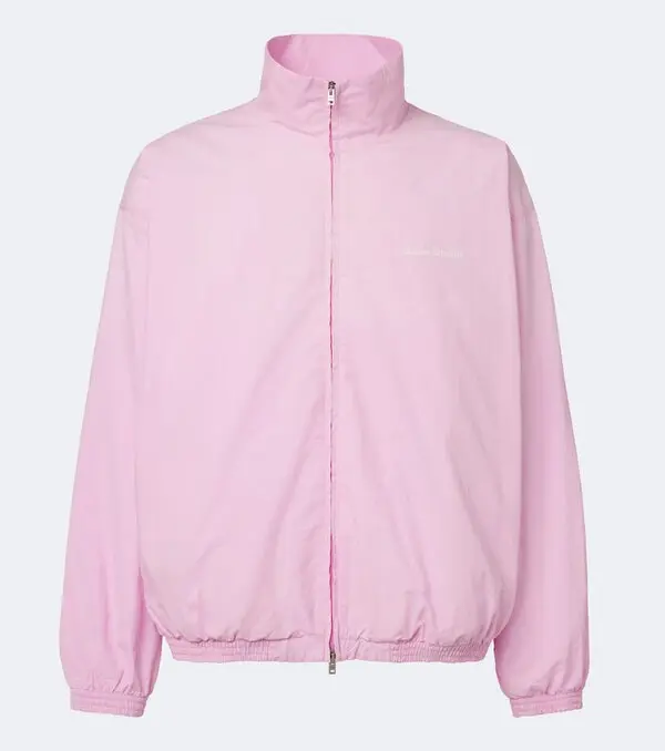 Acne Studios Cotton Poplin Logo Jacket - Pink