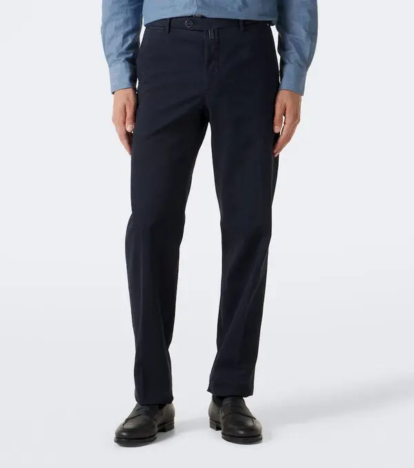 Kiton Cotton And Cashmere Chinos