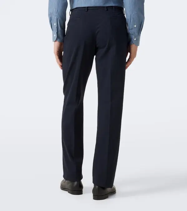 Kiton Cotton And Cashmere Chinos