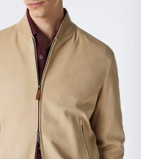 TOD'S Brera Suede Bomber Jacket