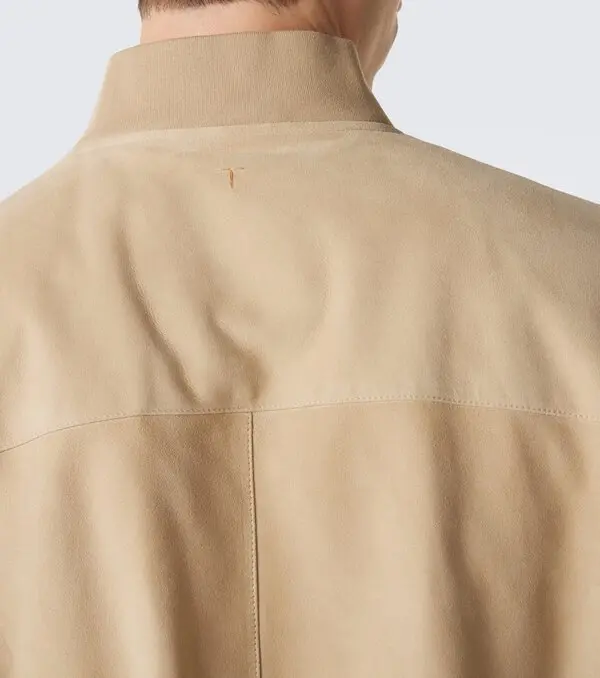 TOD'S Brera Suede Bomber Jacket