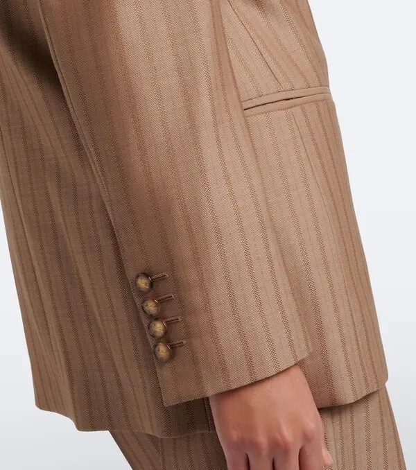 Etro Striped Wool Blazer