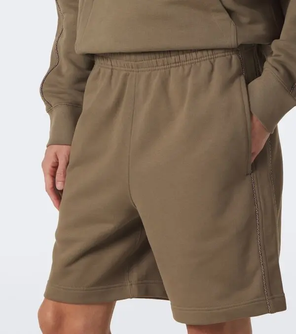 Burberry Check Cotton Jersey Shorts