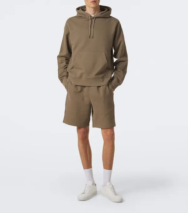 Burberry Check Cotton Jersey Shorts - Brown