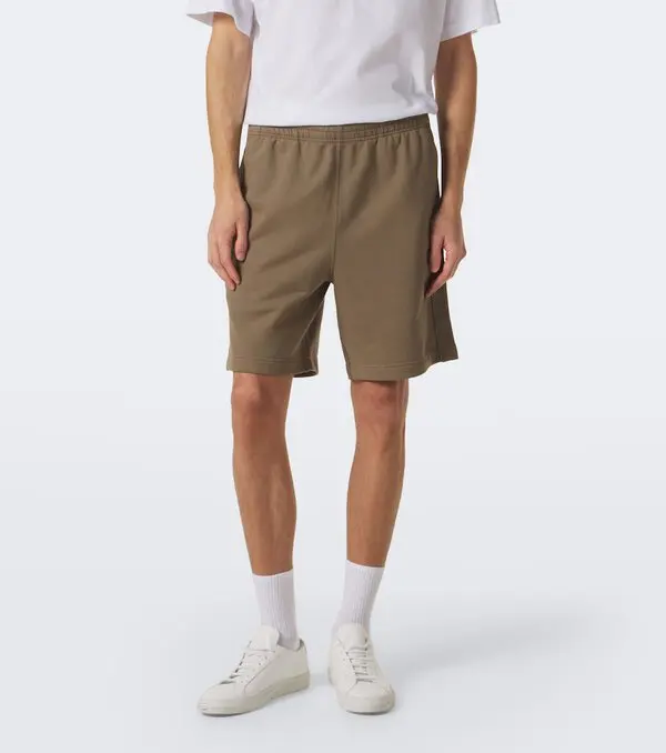 Burberry Check Cotton Jersey Shorts - Brown