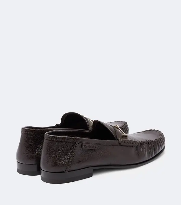 TOM FORD Ripley Leather Loafers