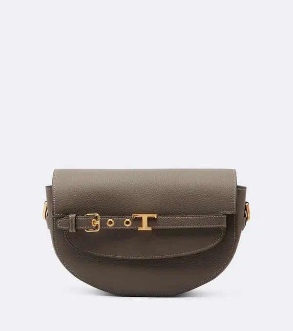 TOD'S Timeless Leather Crossbody Bag - Brown