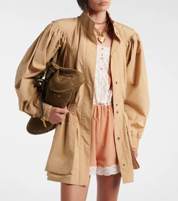 Chloé Cotton Poplin Trench Coat