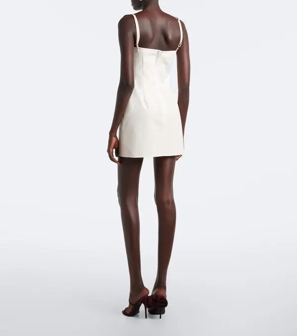 Magda Butrym Floral-appliqu� Cotton Minidress