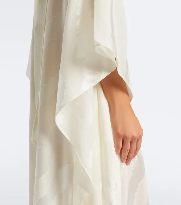TALLER MARMO Fil Coupé Kaftan With Scarf Detail