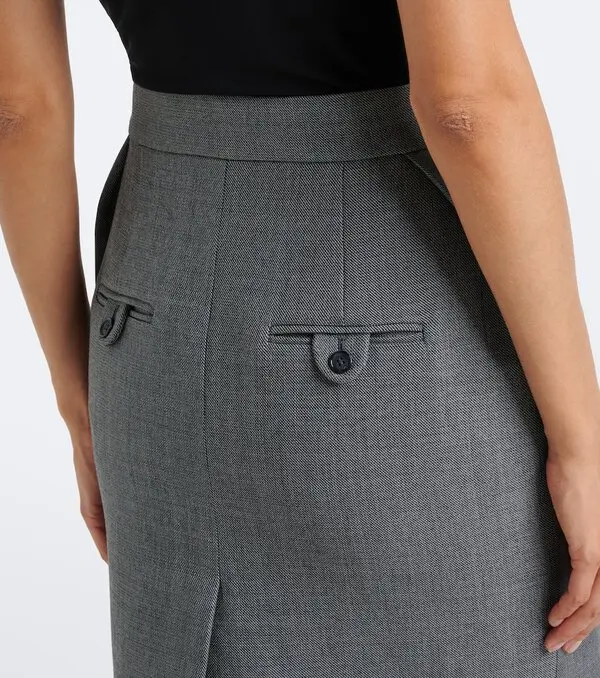 Magda Butrym Wool Pencil Skirt