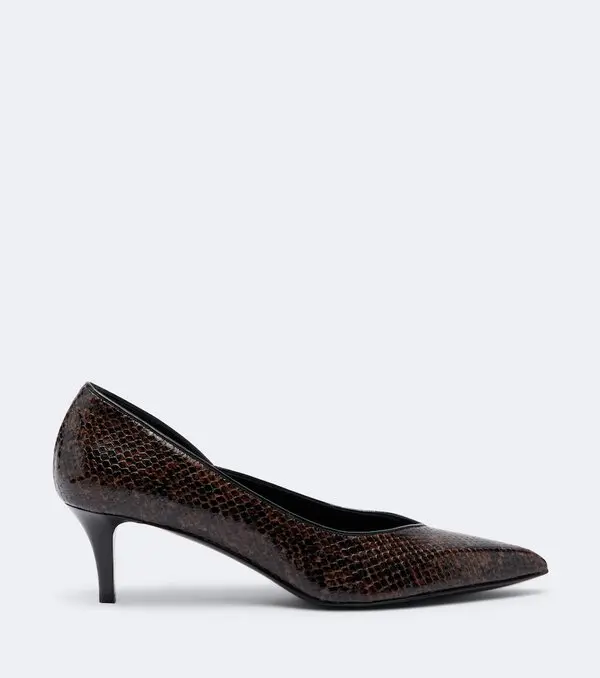 Isabel Marant Étoile Pamely Snake-effect Leather Pumps