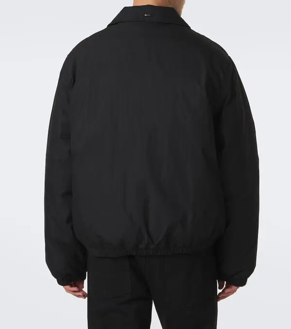 Our Legacy Avenue Cotton-blend Down Jacket In Tide Cotton Nylon - Black