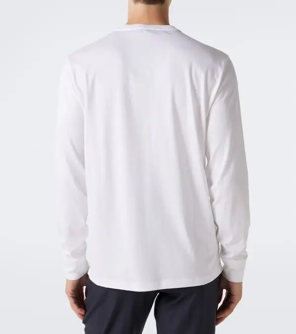 Ralph Lauren Purple Label Cotton Jersey Henley Shirt