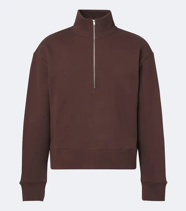 Studio Nicholson Cotton Jersey Half-zip Sweatshirt
