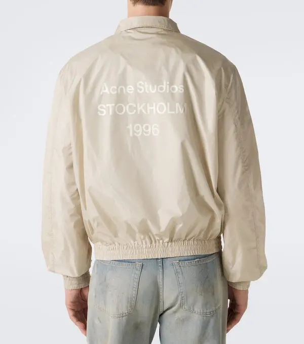 Acne Studios Logo Technical Jacket - Beige