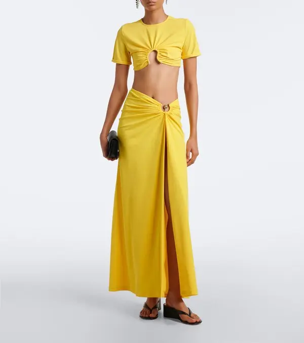 Christopher Esber Orbit Gathered Maxi Skirt